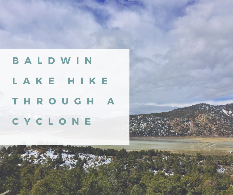 Baldwin Lake Hike Through a Cyclone - The Hungry Mountaineer